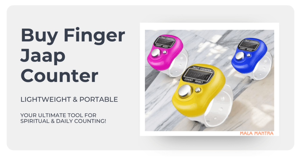 Finger Jaap Counter – Portable Hand Tally Counter (Pack of 3) for ...