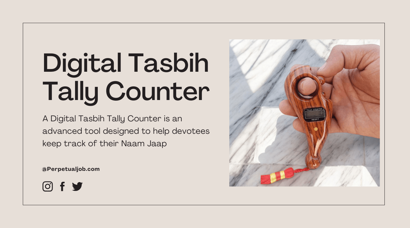 Buy Mala Jaap Counter – Digital Tasbih Tally Counter with Compass ...