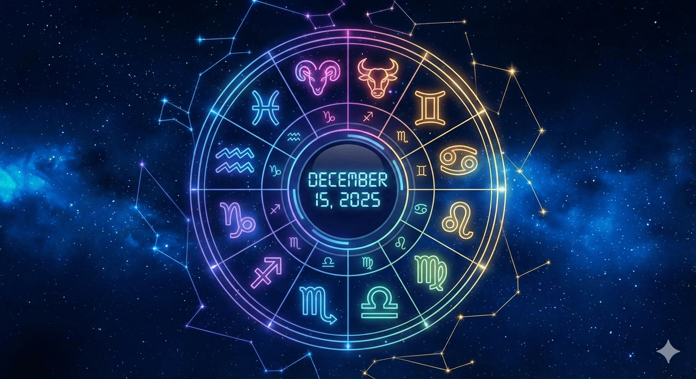 Daily Horoscope – December 15, 2025 | Zodiac Predictions & Insights