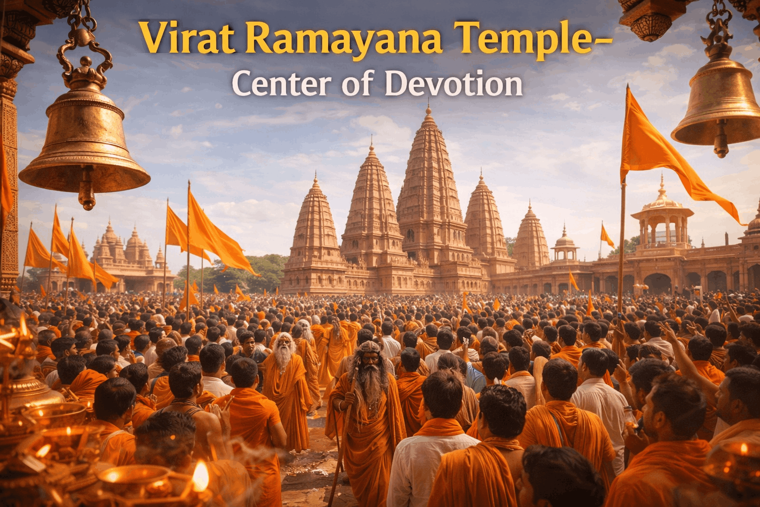 World’s Largest Shivling Pujan at Virat Ramayana Temple