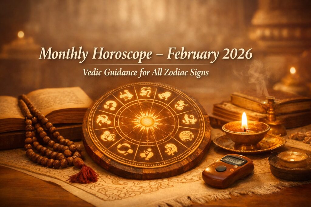 Monthly Horoscope February 2026 | Vedic Astrology – MalaMantra